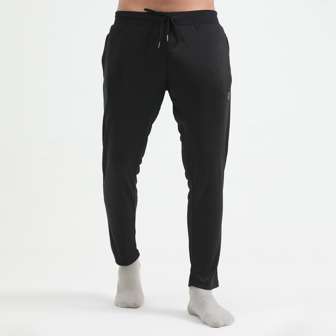 Urban Star Dry Fit Plain Black Active Trosuer for Men - Konfor